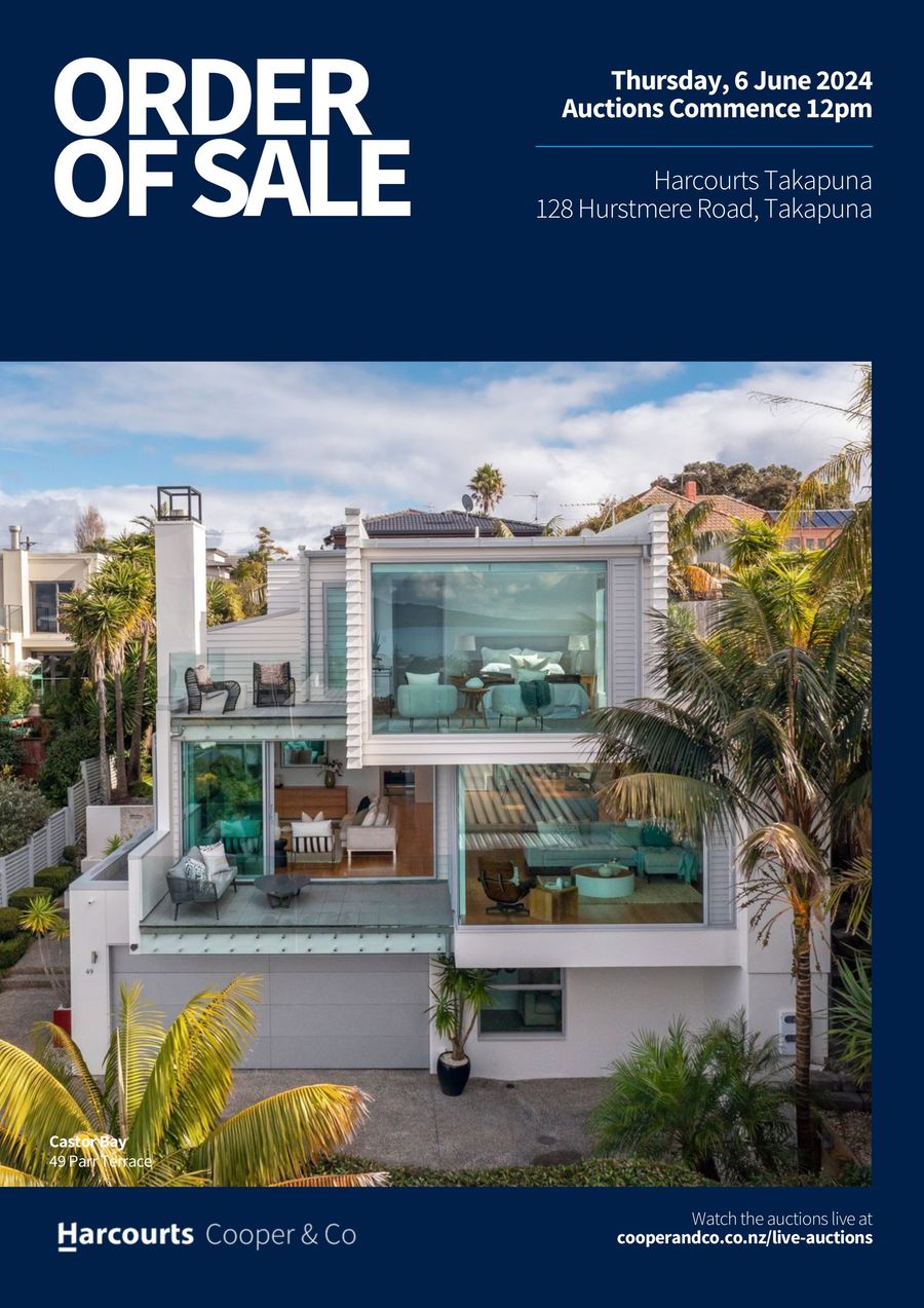 Order of Sale 6 June by Harcourts Cooper & Co