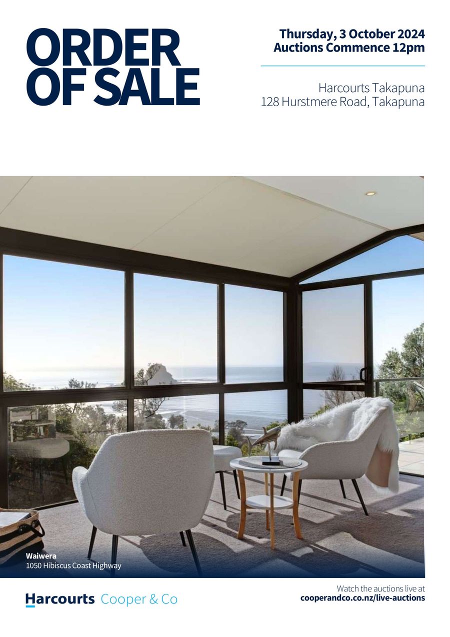 Order of Sale - 3rd Oct 24 by Harcourts Cooper & Co