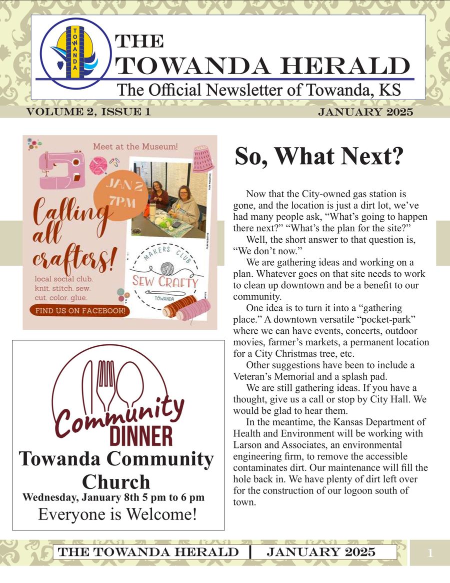 Towanda Herald Vol 2 Issue 1 January 2025 by Towanda Herald - Flipsnack