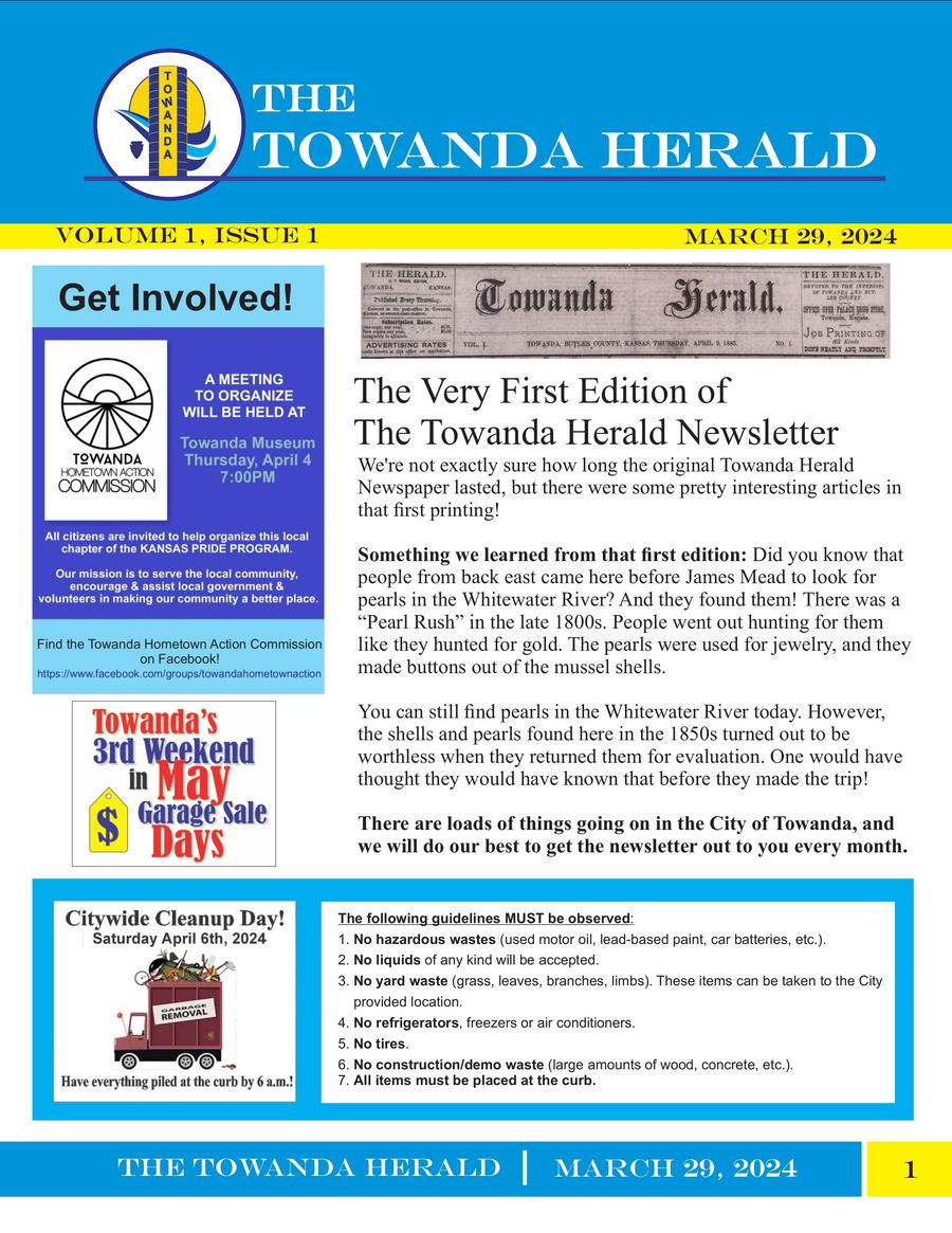 Towanda Herald Vol 1 Issue 1 March 2024 by Towanda Herald - Flipsnack