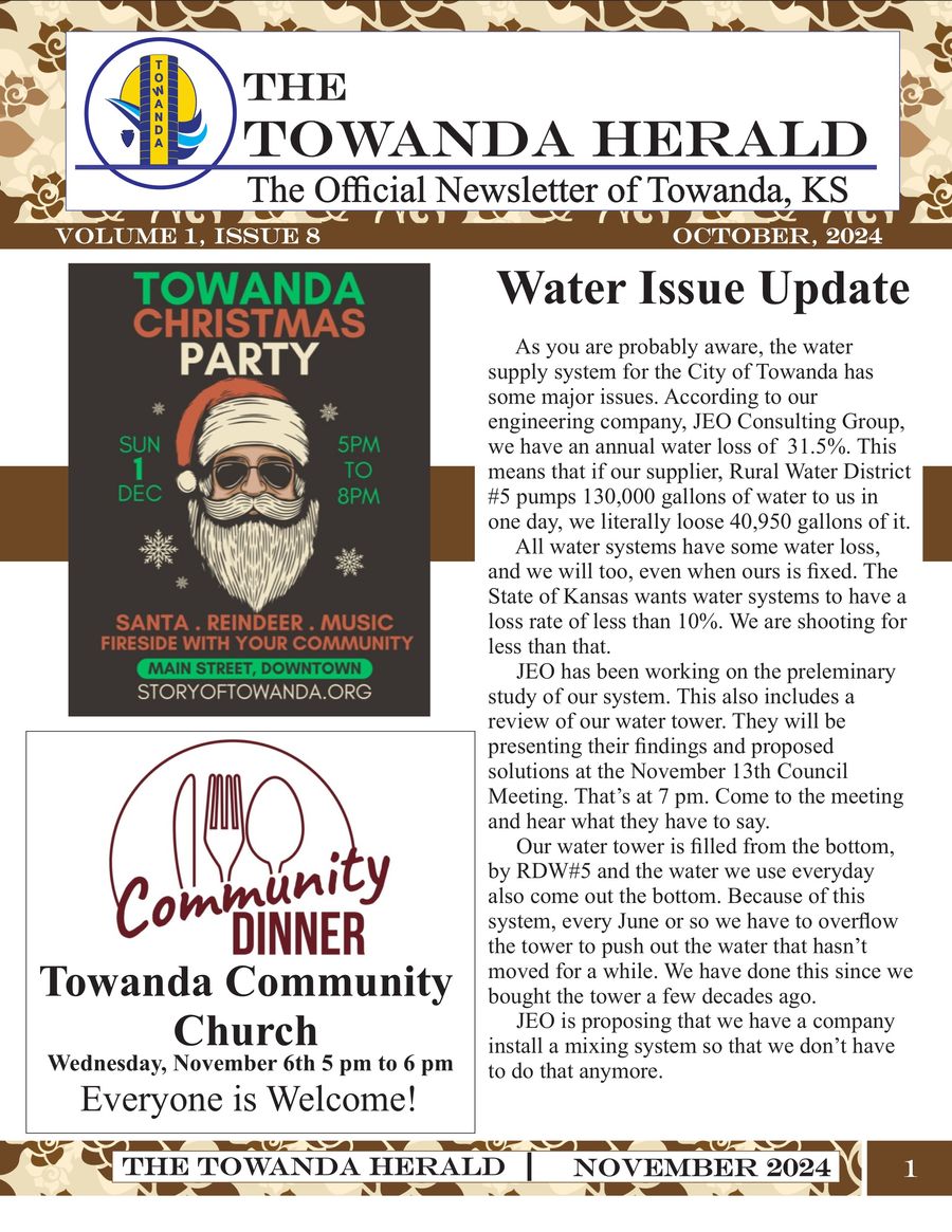 Towanda Herald Vol 1 Issue 8 November 2024 by Towanda Herald - Flipsnack