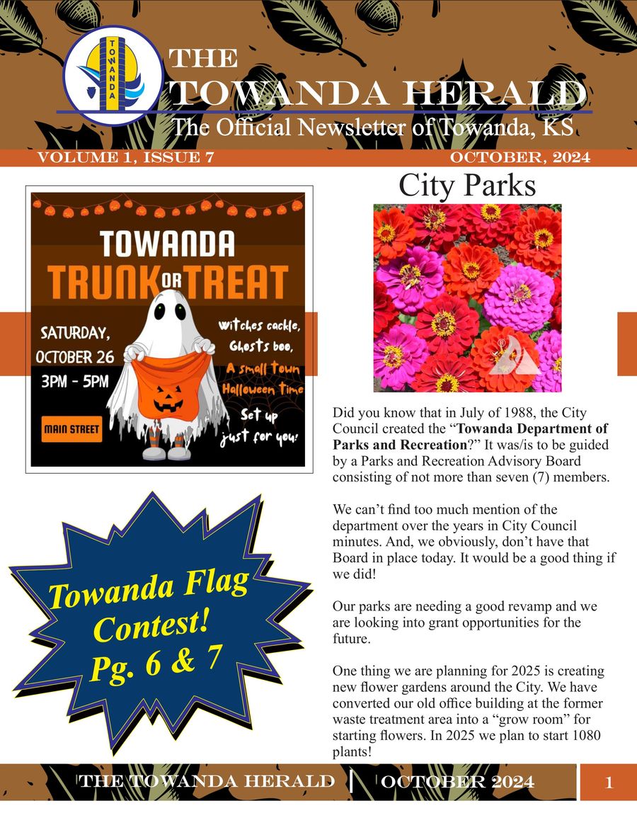 Towanda Herald Vol 1 Issue 7 October 2024 by Towanda Herald - Flipsnack