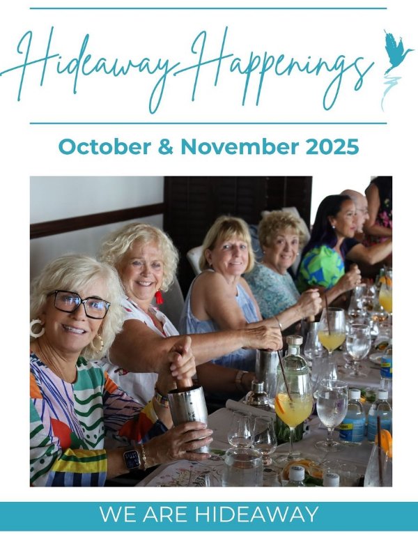 Hideaway Happenings Oct/Nov 2025 by Hideaway Beach Club - Flipsnack