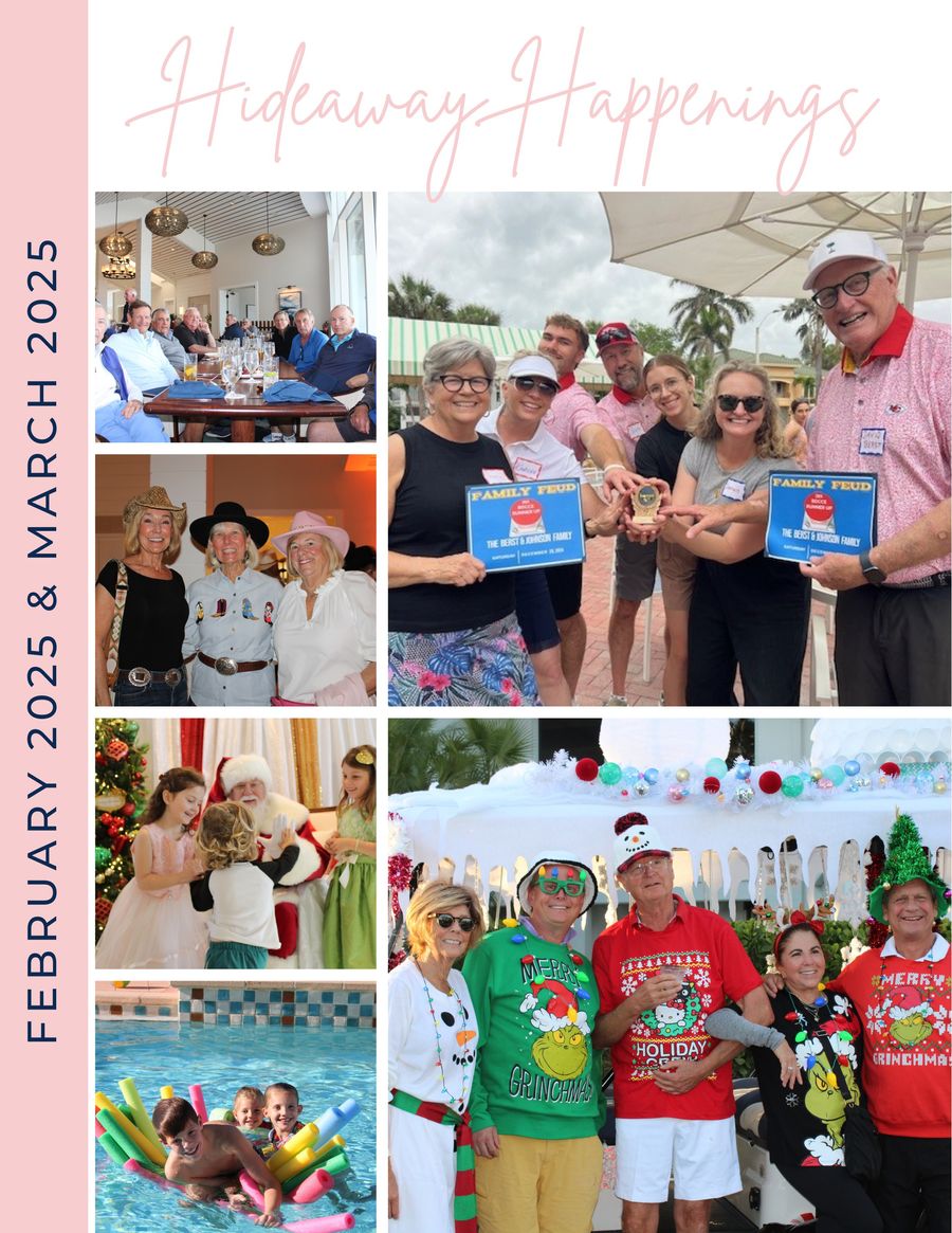 Hideaway Happenings: February/March 2025 by Hideaway Beach Club - Flipsnack