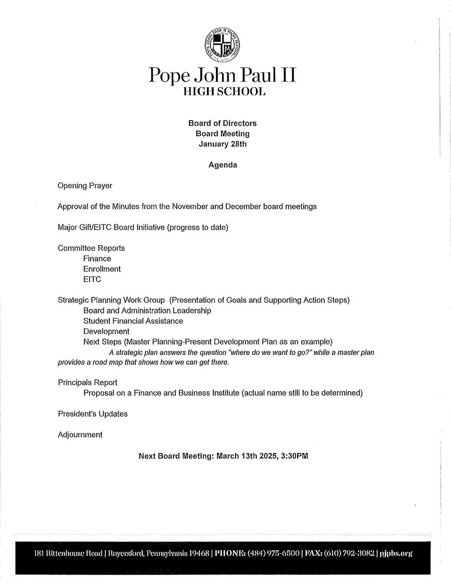 January 2025 - Final Board Meeting Documents by Morgane Kerns - Flipsnack