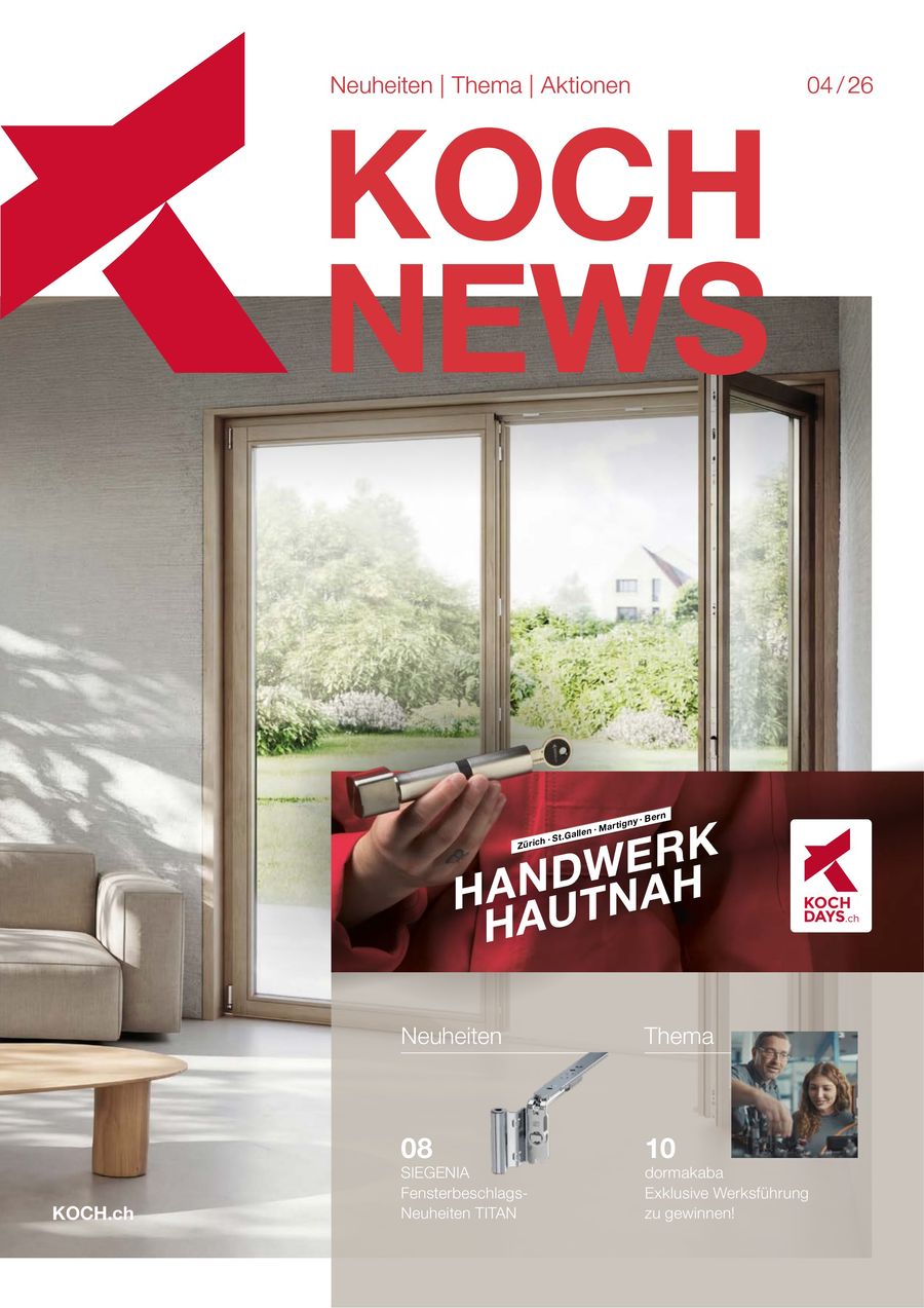 KOCH NEWS 04/26 - Aktuelle Ausgabe online lesen