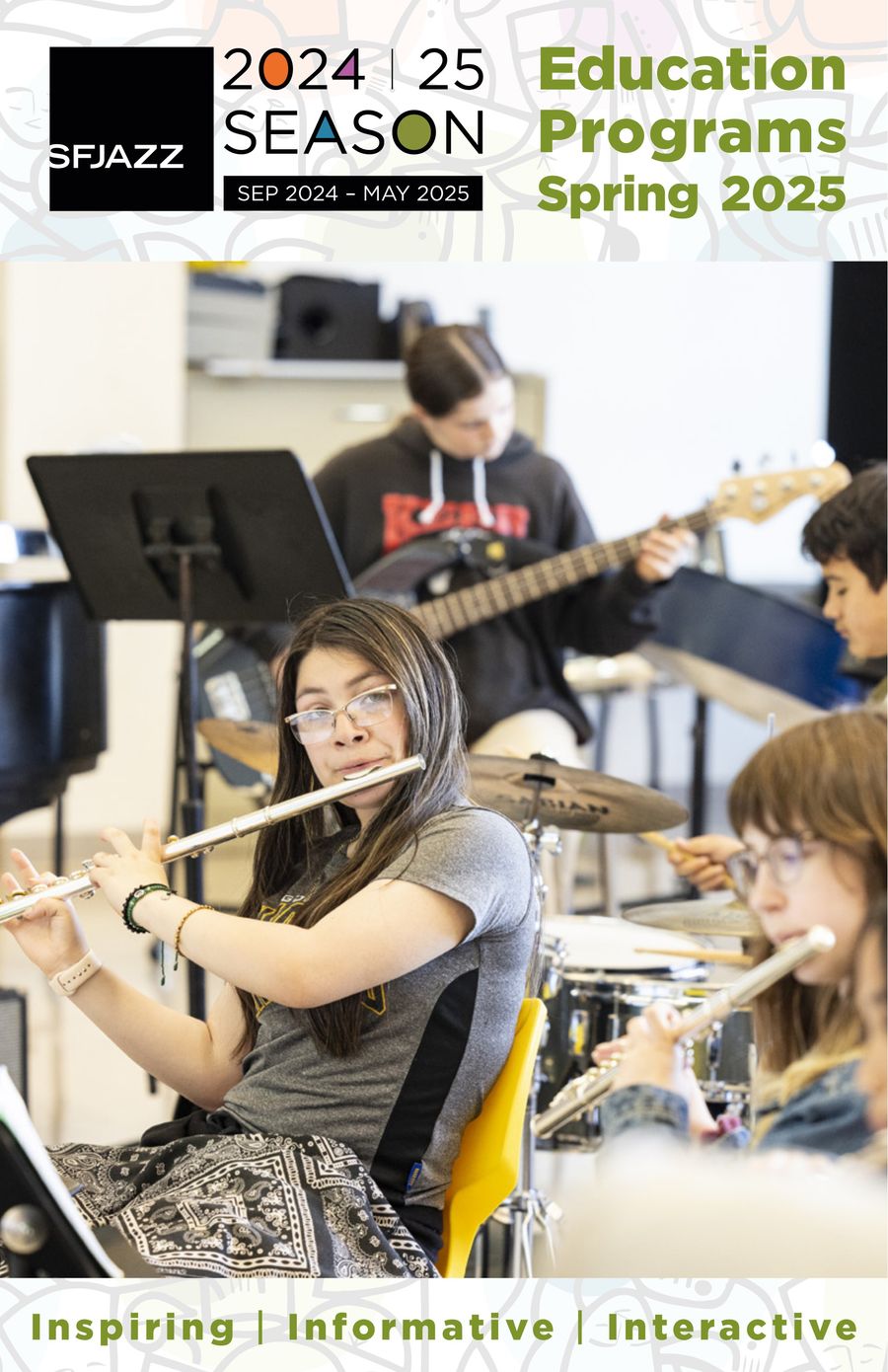 SFJAZZ Spring 2025 Education Brochure by Teddy Hutcherson - Flipsnack