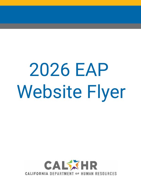 2026 EAP Website Flyer by CalHR Benefits...
