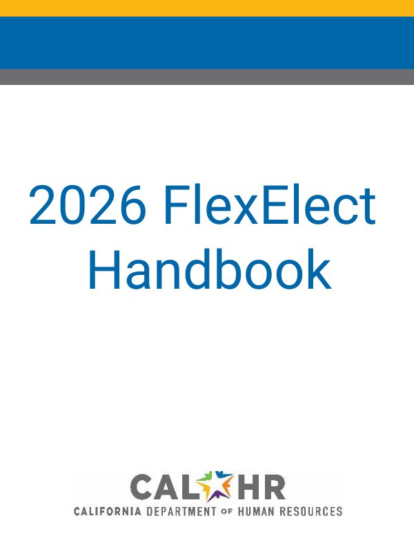 2026 FlexElect Handbook by CalHR Benefits...