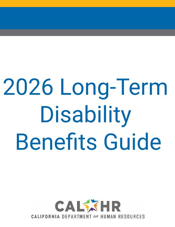 2026 Long-Term Disability Benefits Guide by CalHR Benefits...