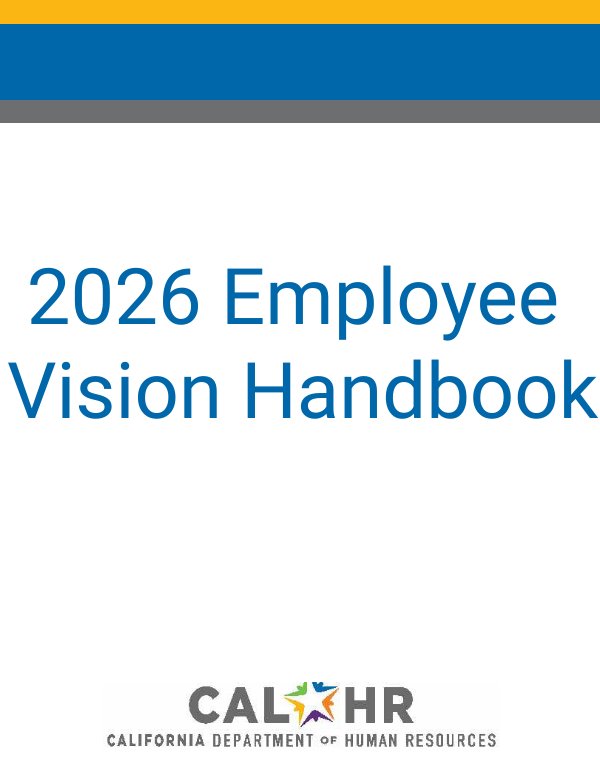 2026 Employee Vision Handbook by CalHR Benefits...