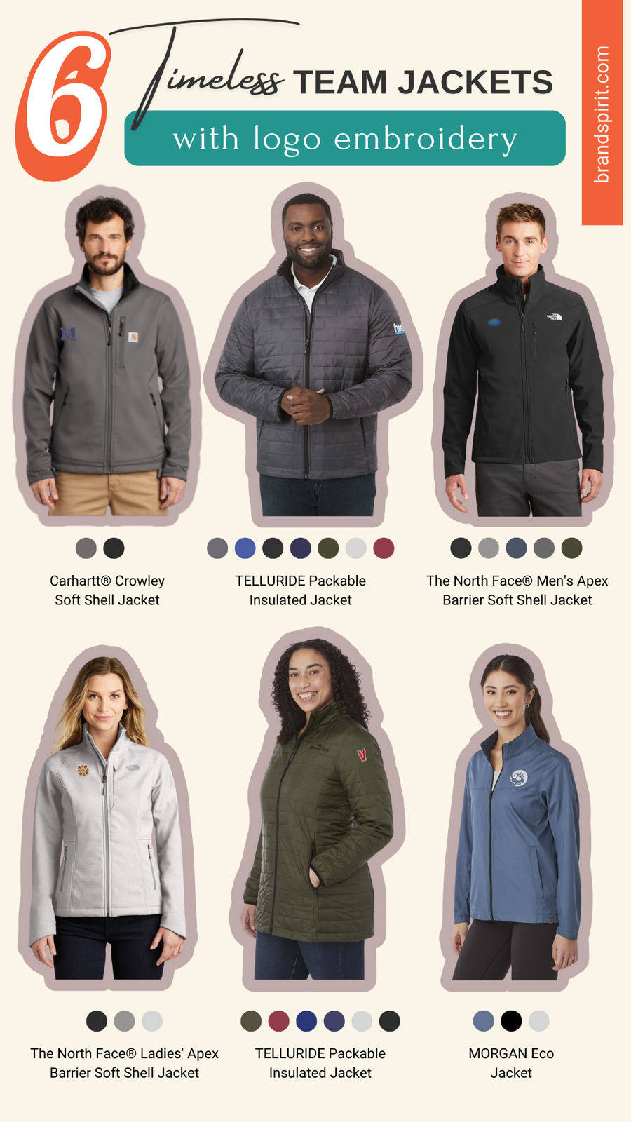 6 Timeless Team Jackets Logo Embroidery by Brand Spirit - Flipsnack