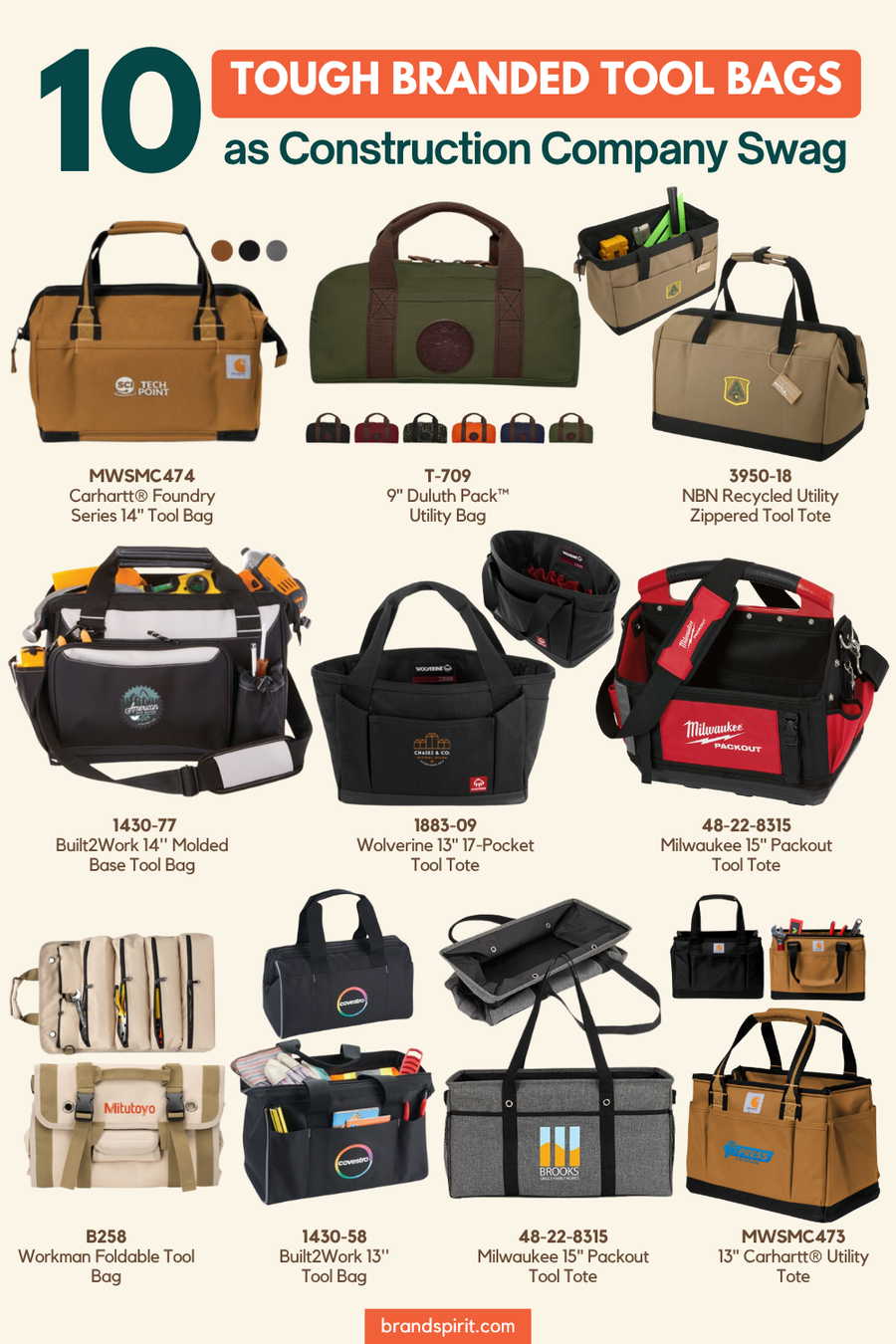 10 Tough Branded Tool Bags for Construction Company Promotions by Brand ...