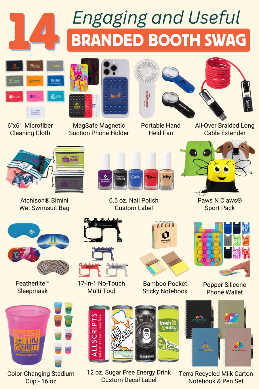 14 Engaging and Useful Booth Swag by Brand Spirit - Flipsnack