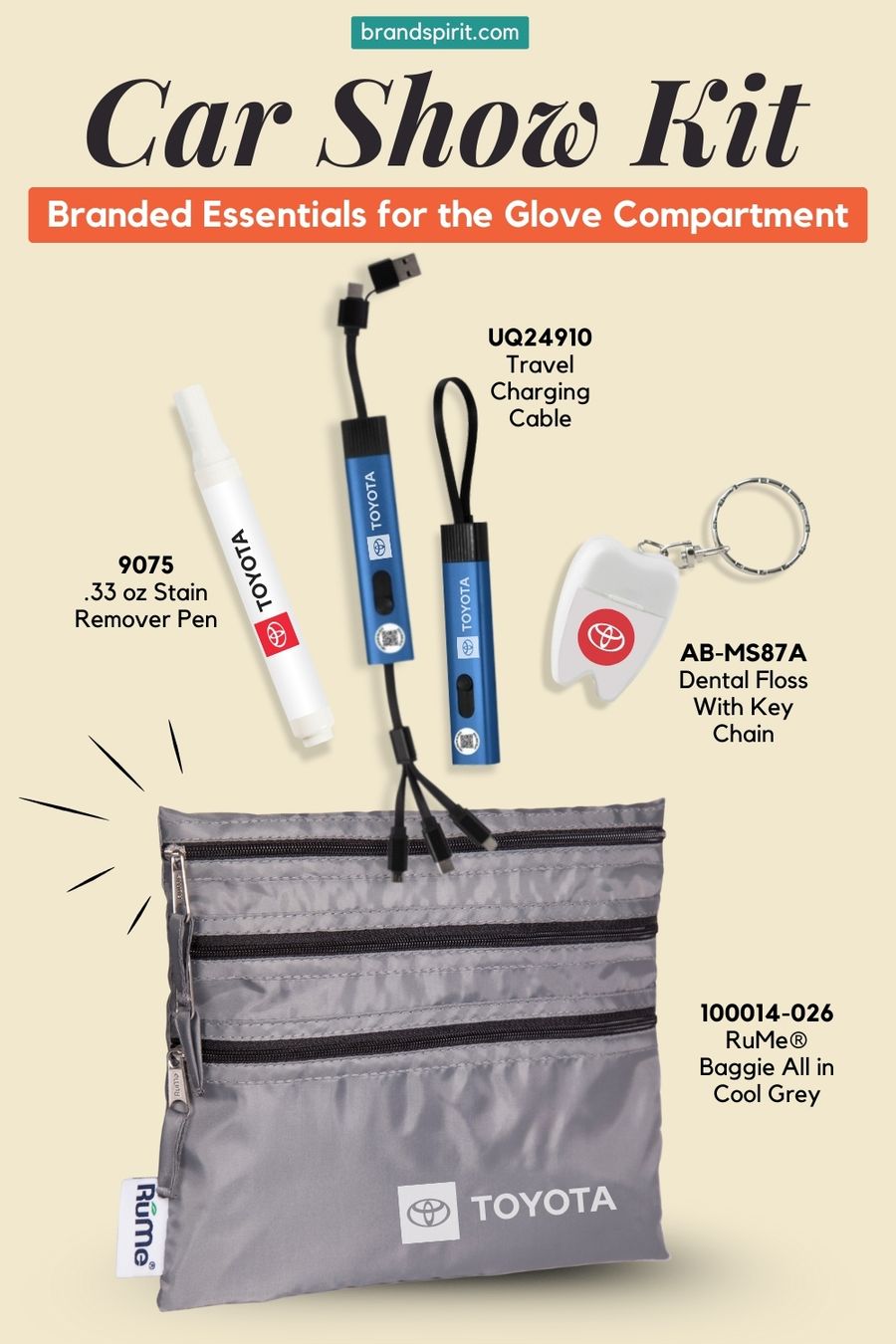Car Show Kit Idea - Glove Compartment Essentials by Brand Spirit ...