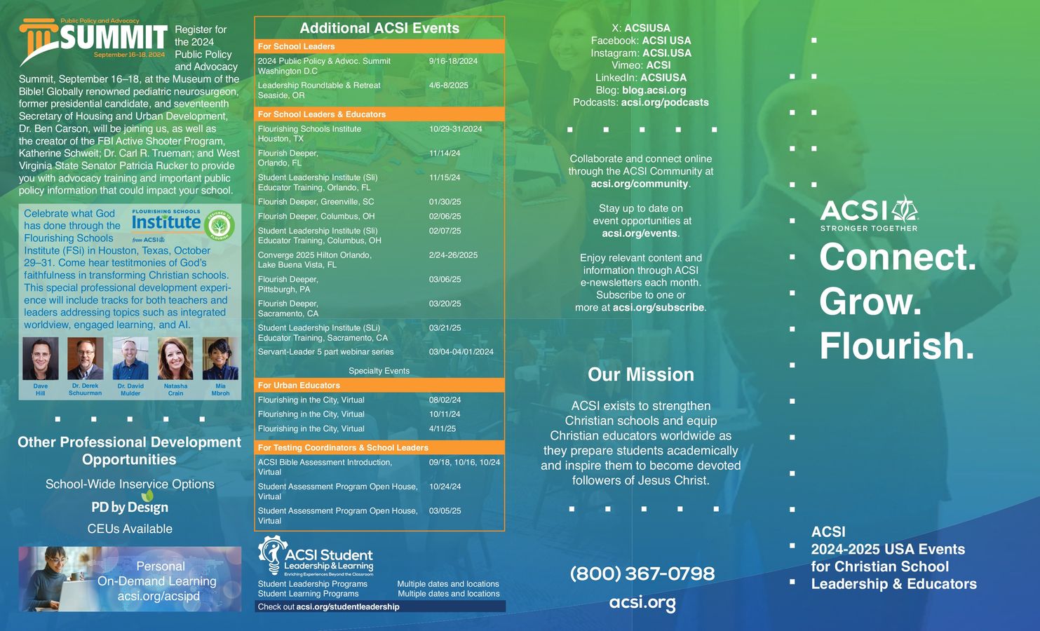 ACSI 2024-2025 Events Brochure by ACSI - Flipsnack