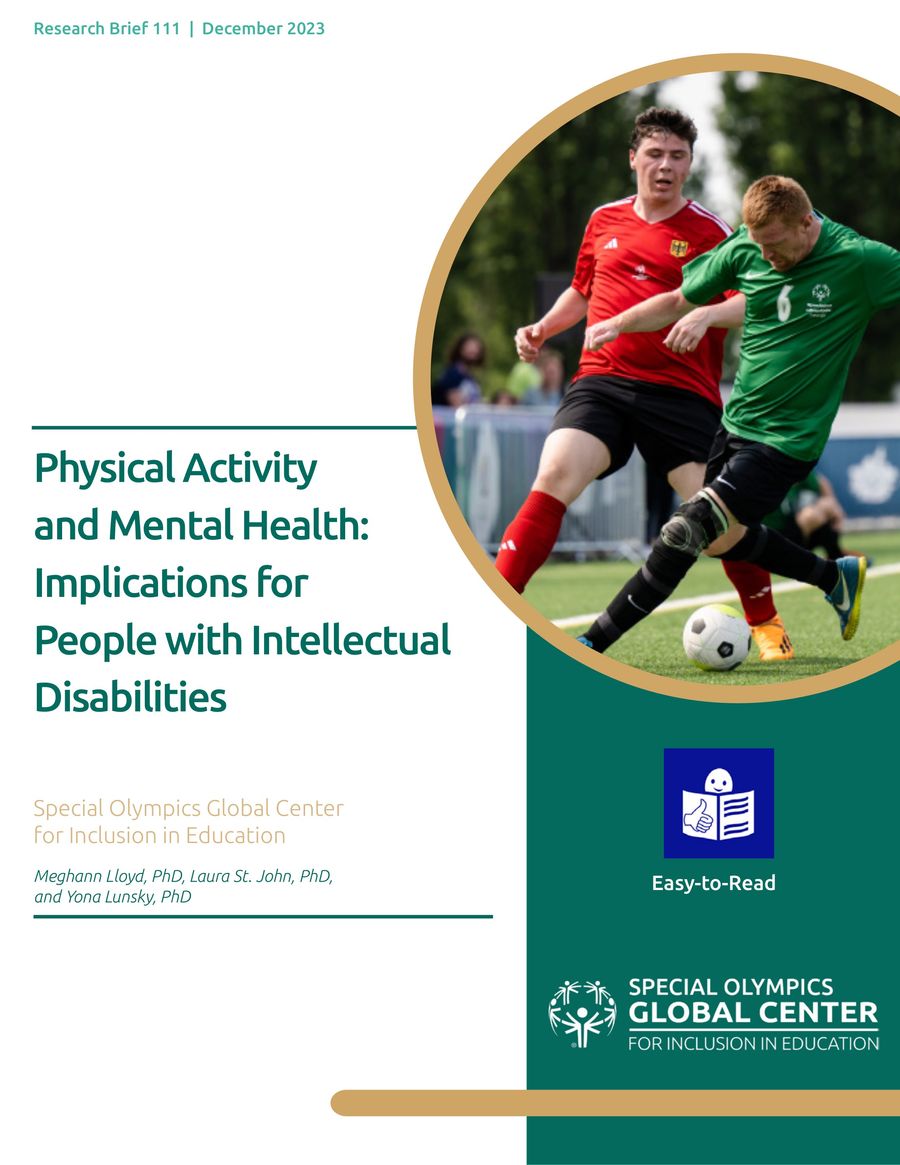 Brief 111: Physical Activity & Mental Health EasyRead by Special ...