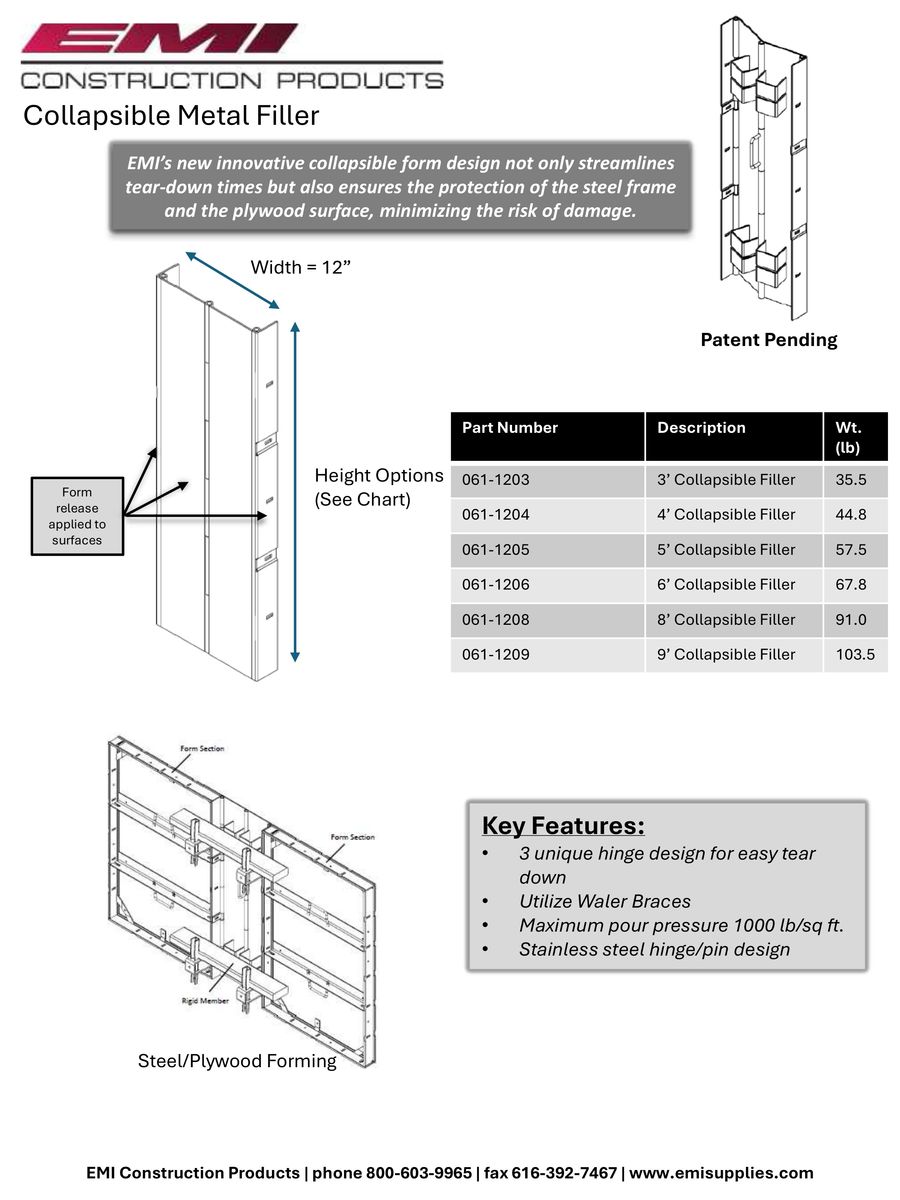 EMI Construction-Collapsible Form by World of Concrete - Flipsnack