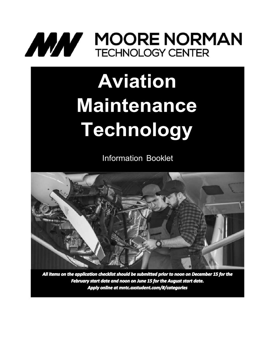 MNTC Aviation Maintenance Technology Information Booklet 25-26 by Moore... - Flipsnack