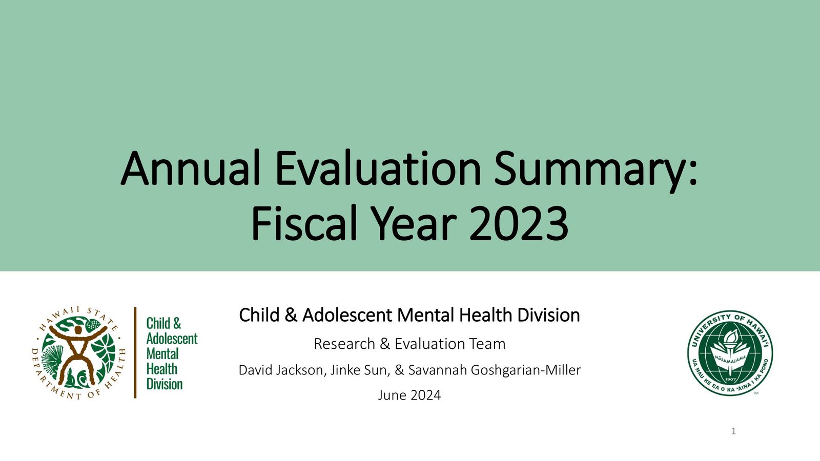 CAMHD Annual Factbook Summary FY 2023 by CAMHD COMMS - Flipsnack