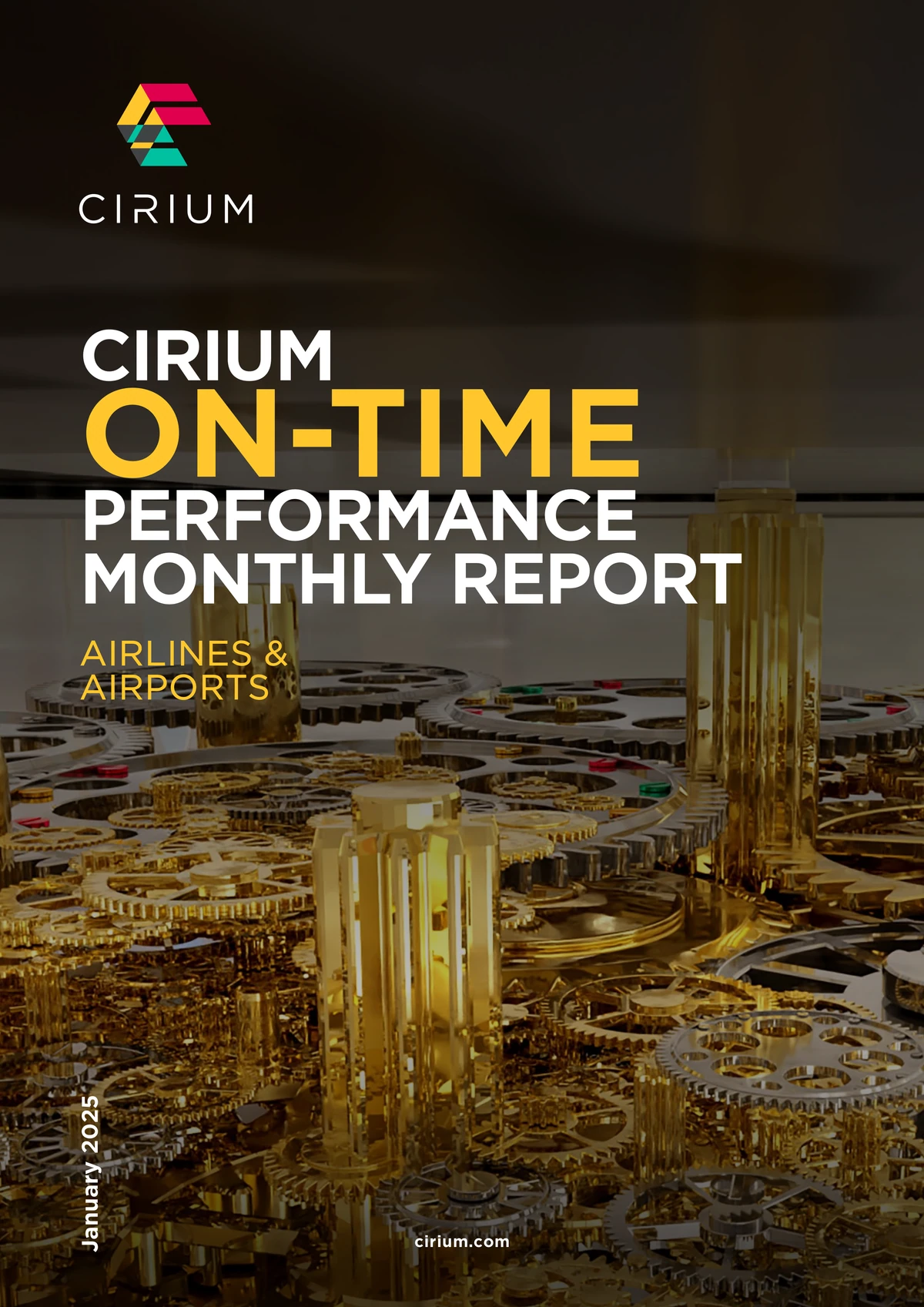 2025-01 Airlines & Airports Monthly On-Time Performance Report by Cirium