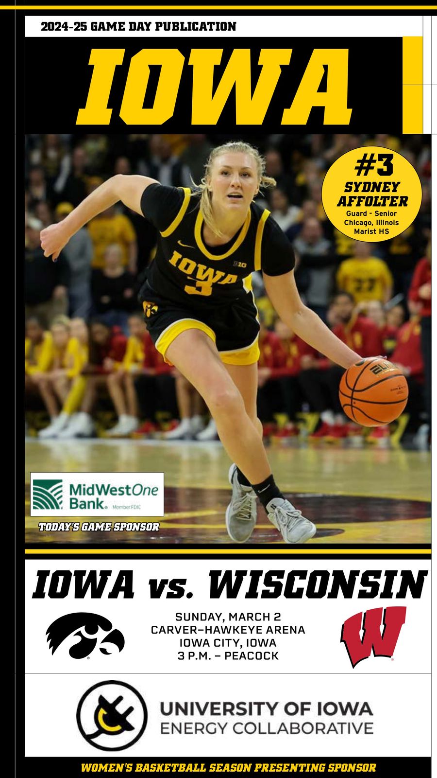 Women's Basketball: Iowa vs. Wisconsin by LEARFIELD Digital...