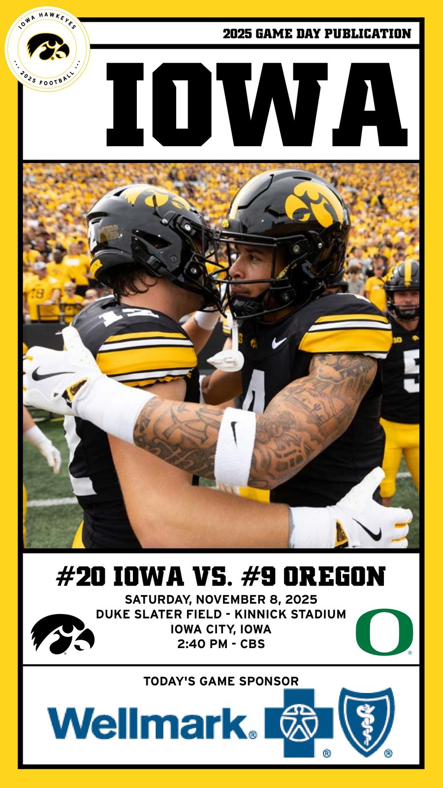 Football: Iowa vs. Oregon by LEARFIELD Digital...