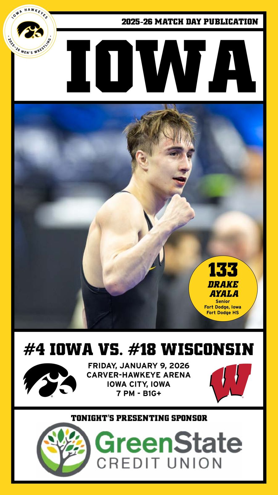 Iowa Men's Wrestling vs. Wisconsin by LEARFIELD Digital...
