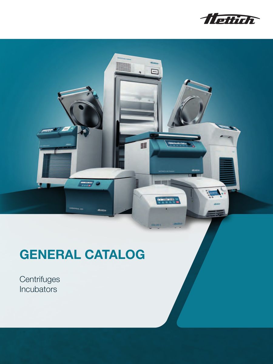 Hettich Catalog | Centrifuges & Incubators for Labs