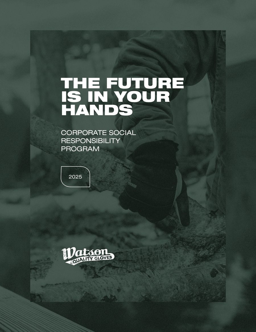 Watson Gloves' Corporate Social Responsibility Program by laura - Flipsnack