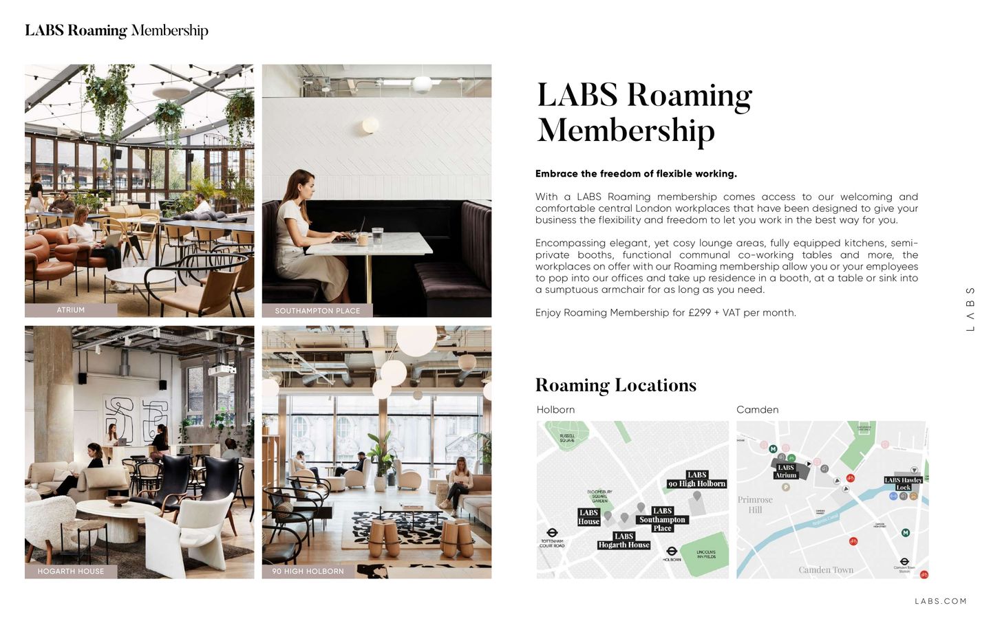 LABS Roaming Membership by LABS - Flipsnack