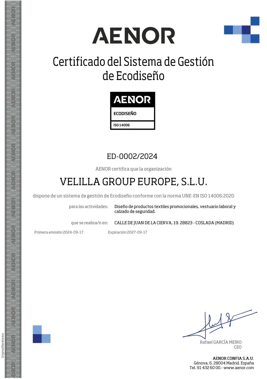 Certificado Norma ISO 14006 (ES) by Velilla Group - Flipsnack