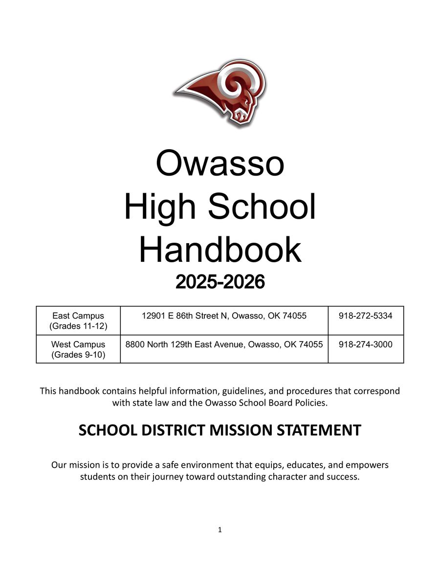25-26 OHS Handbook-Final 6_9_25 (1) by Teaching and... - Flipsnack