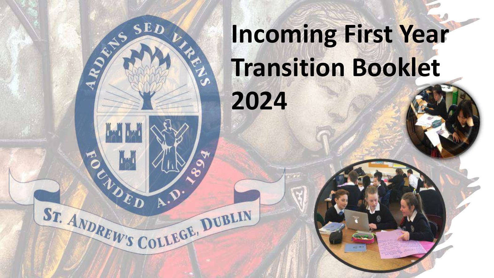 First Year Transition Booklet 2024 by St.... - Flipsnack