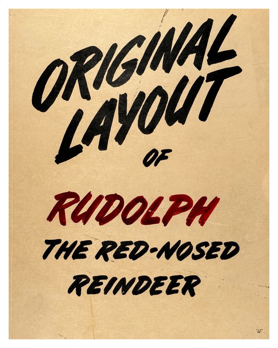 Rudolph the Red-Nosed Reindeer (Original Artwork) by Edward Cannata ...