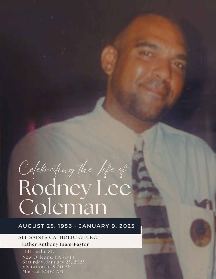 Celebration of the Life of Rodney Coleman by Jamila Coleman - Flipsnack