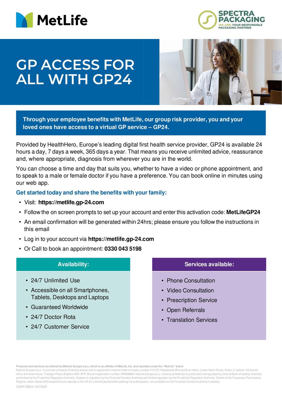 Metlife Package by Spectra Packaging - Flipsnack