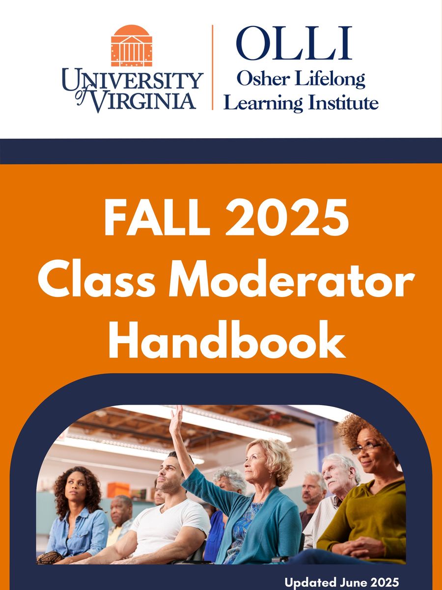Class Moderator Handbook by OLLI at UVA - Flipsnack