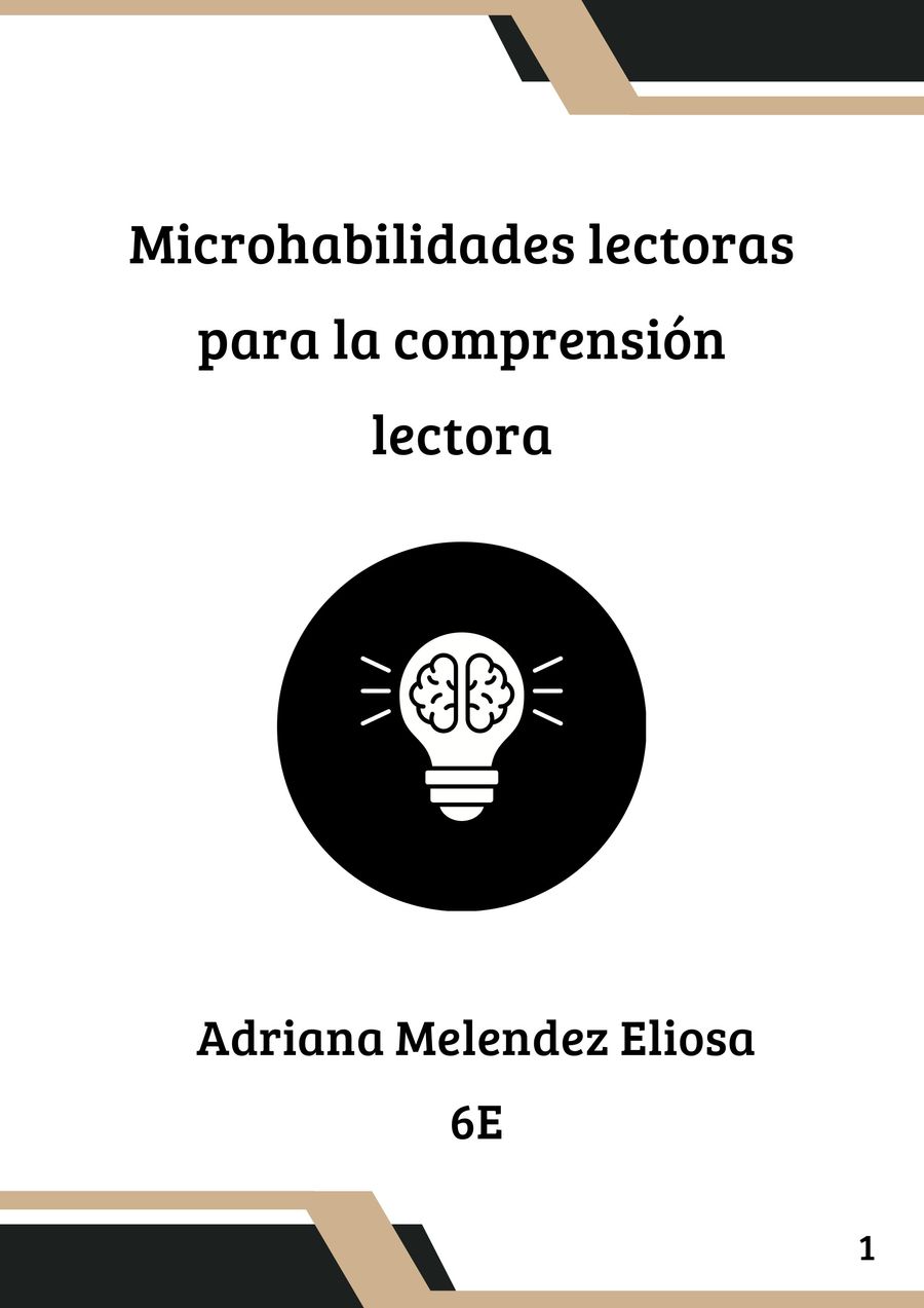 Microhabilidades lectoras para la comprensión lectora by Dana - Flipsnack