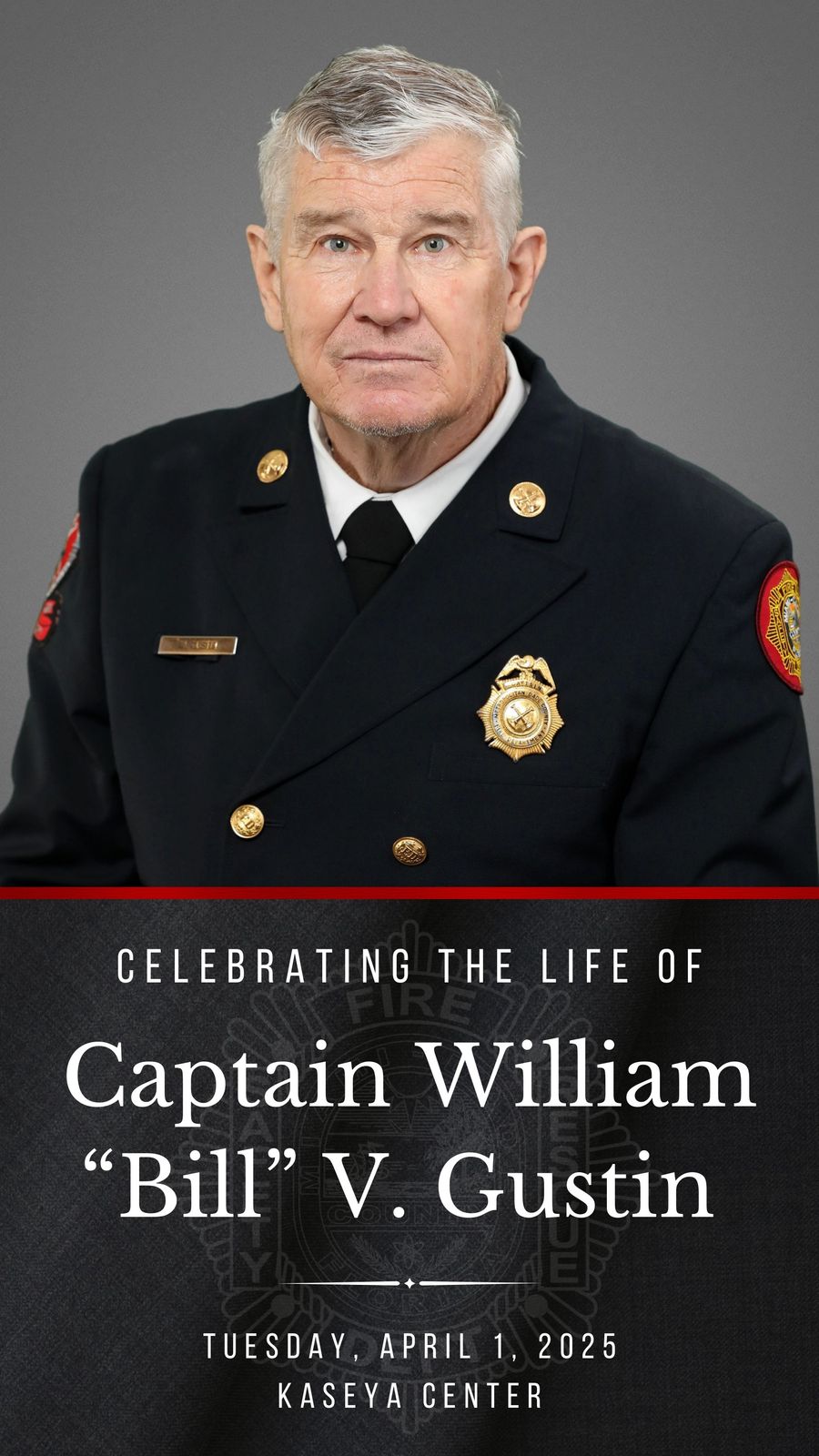 Captain William "Bill" Gustin Celebration of Life Program by... - Flipsnack