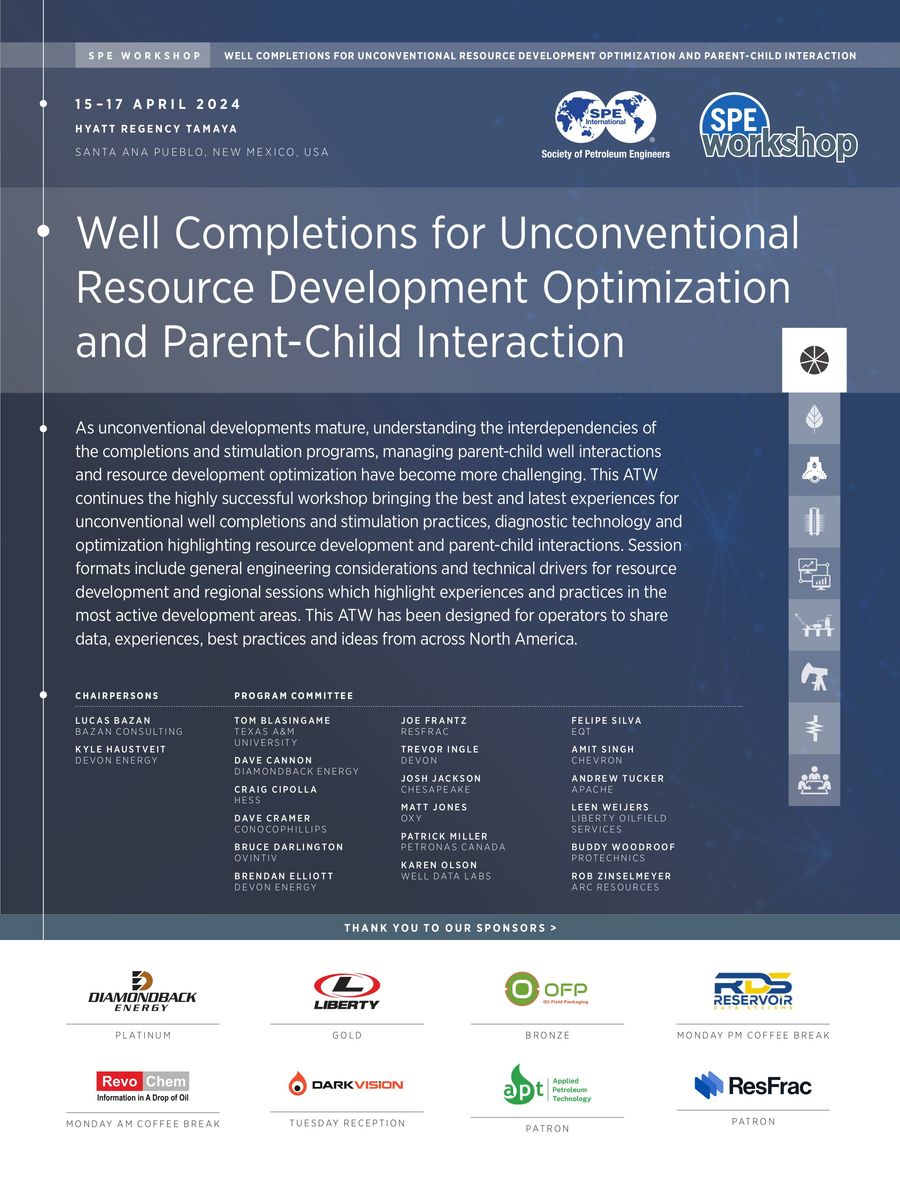 SPE Workshop: Well Completions for Unconventional Resource Dev by ...
