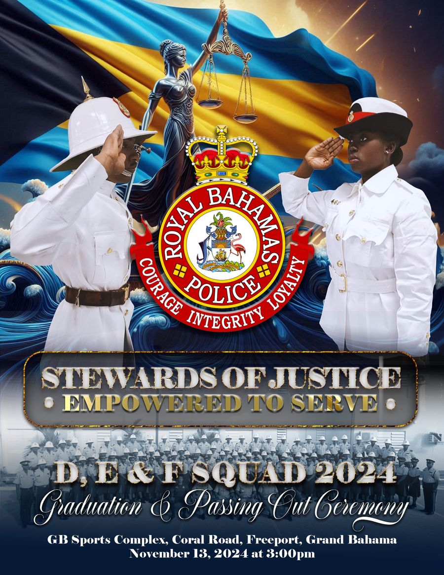 ROYAL BAHAMAS POLICE FORCE D, E, F SQUAD 2024 GRADUATION by Brand Crush ...