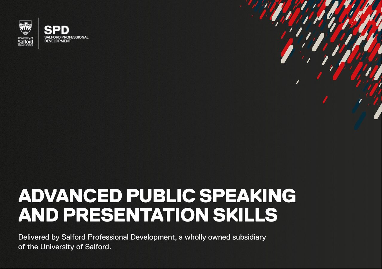 Advanced Public Speaking and Presentation Skills by... - Flipsnack