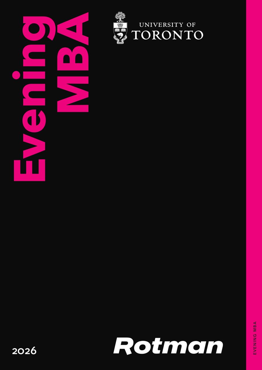 Rotman Evening MBA Program by Rotman... - Flipsnack