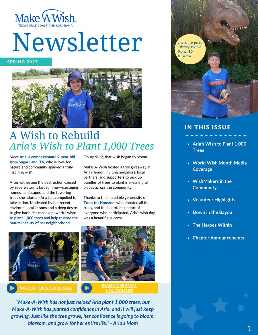 Spring 2025 Newsletter by MAW TGCLA - Flipsnack