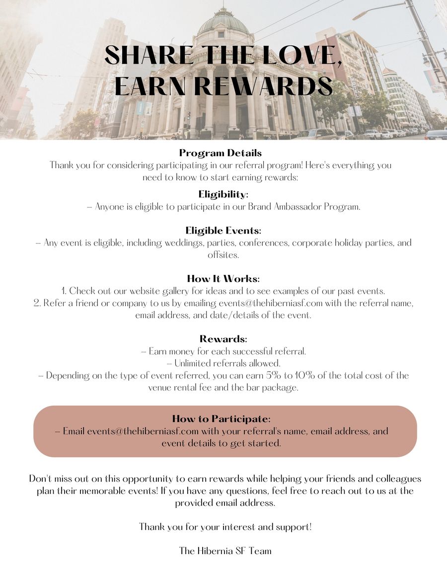 Program Information Sheet --- Referral Program by Bailee Cecil - Flipsnack