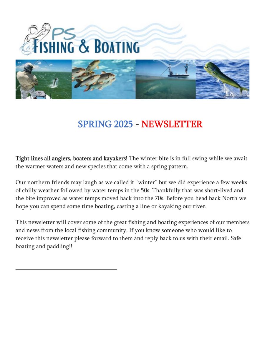 SPRING 25 Fishing Newsletter by... - Flipsnack