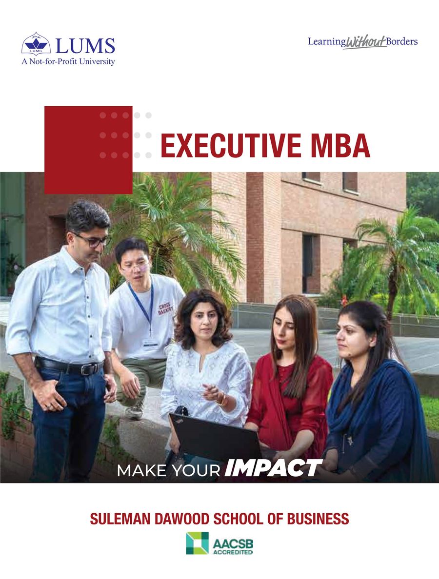 EMBA Flyer by LUMS - Flipsnack