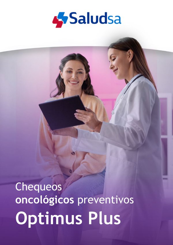 Chequeos Preventivos Optimus Plus by Saludsa - Flipsnack