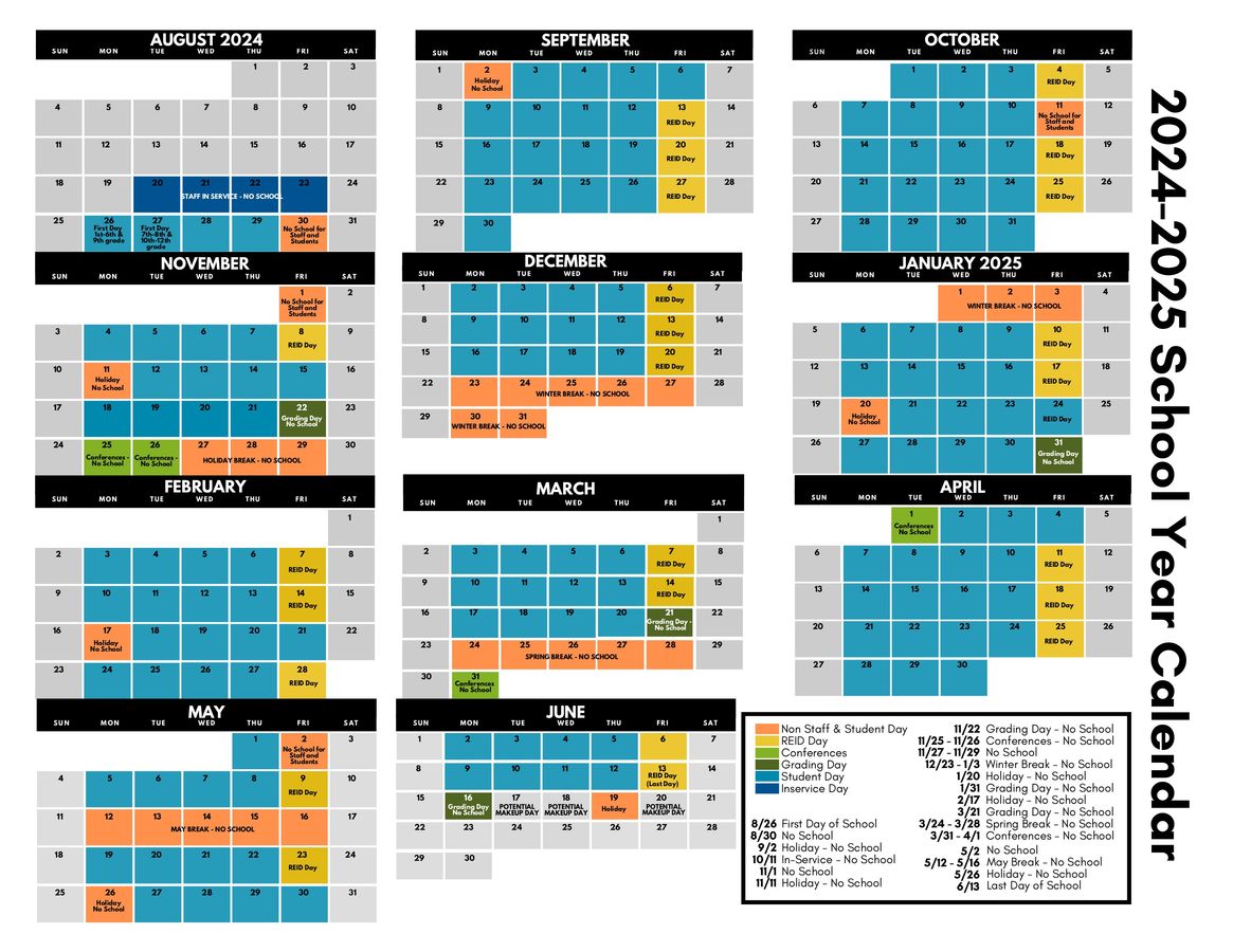 School Year Calendar 24-25 by Maggie Kelly - Flipsnack